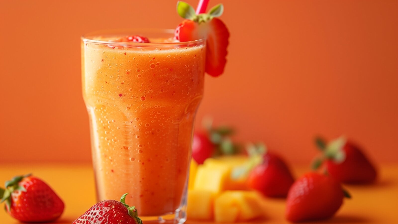 Aardbei Mango Smoothie recept | eetse